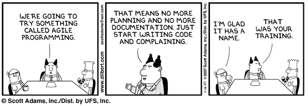 Cartoon -Importance of Being Agile | HENRY KOTULA